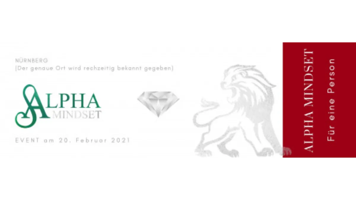 ALPHA MINDSET Event - Alle Infos ansehen