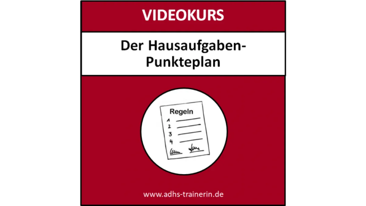 Videokurs Der HausaufgabenPunkteplan - Alle Infos ansehen