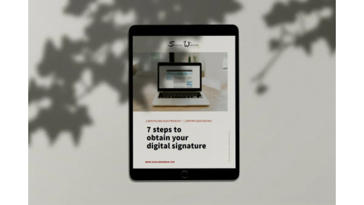Instructions How to obtain your digital signature in Spain - Alle Infos ...